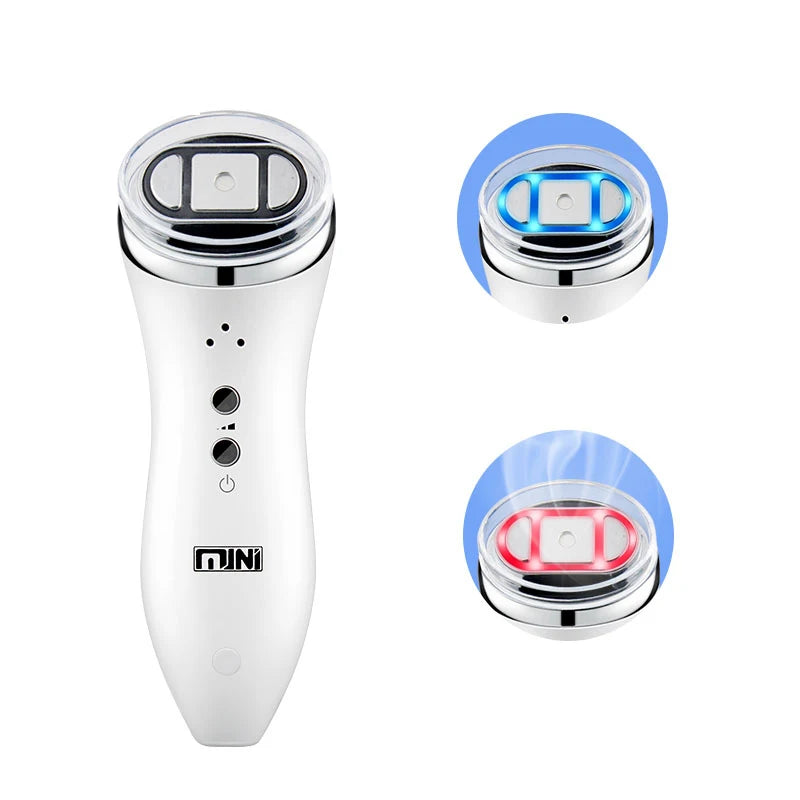 Mini HIFU Ultraljud Vibration Ansikte Hudåtstramning Maskin Bärbar RF ...