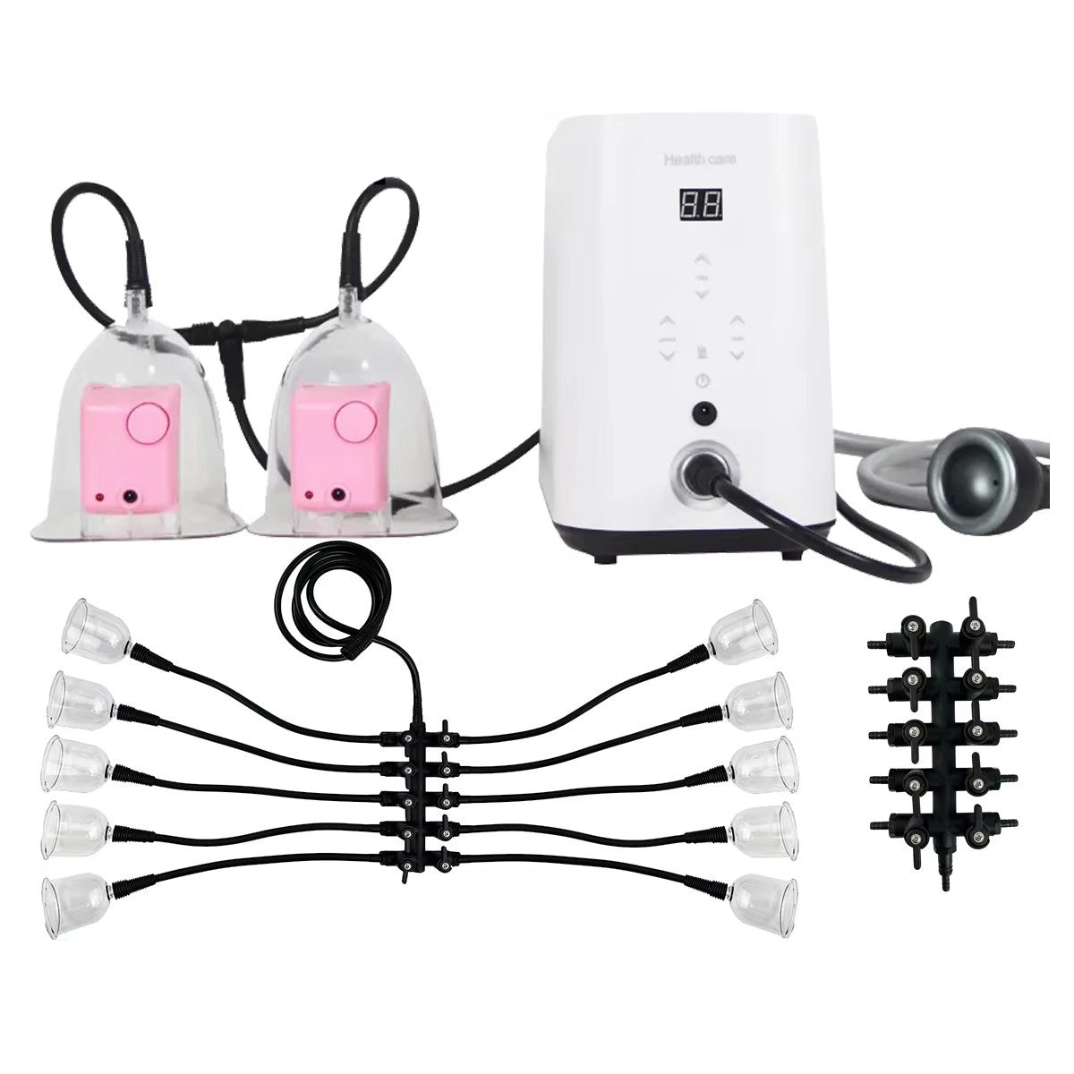 Enlargement Breast Massager Vacuum Pump Enlarge Multifunction Vacuum ...