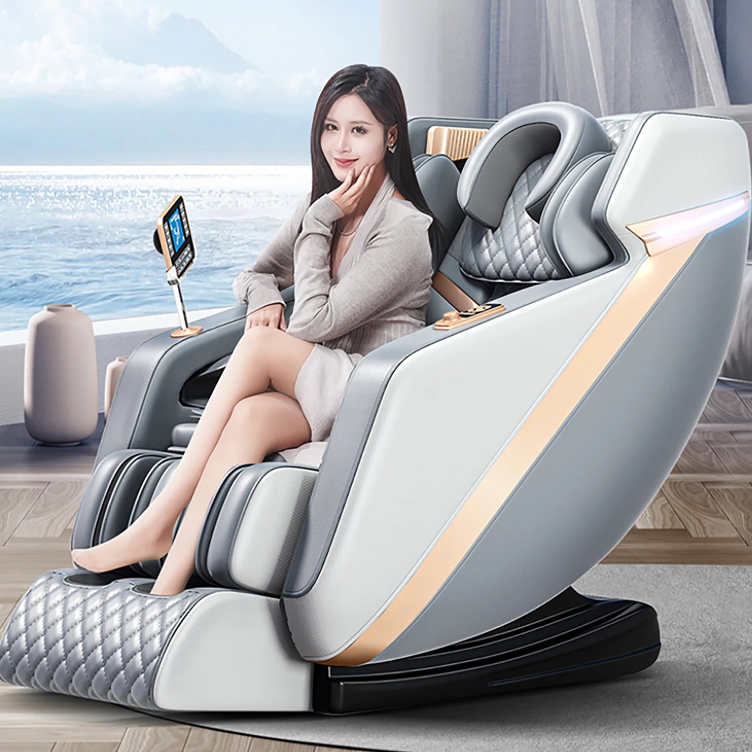 Luxury Full-body Electric Massager Home Office Zero-gravity Bluetooth ...
