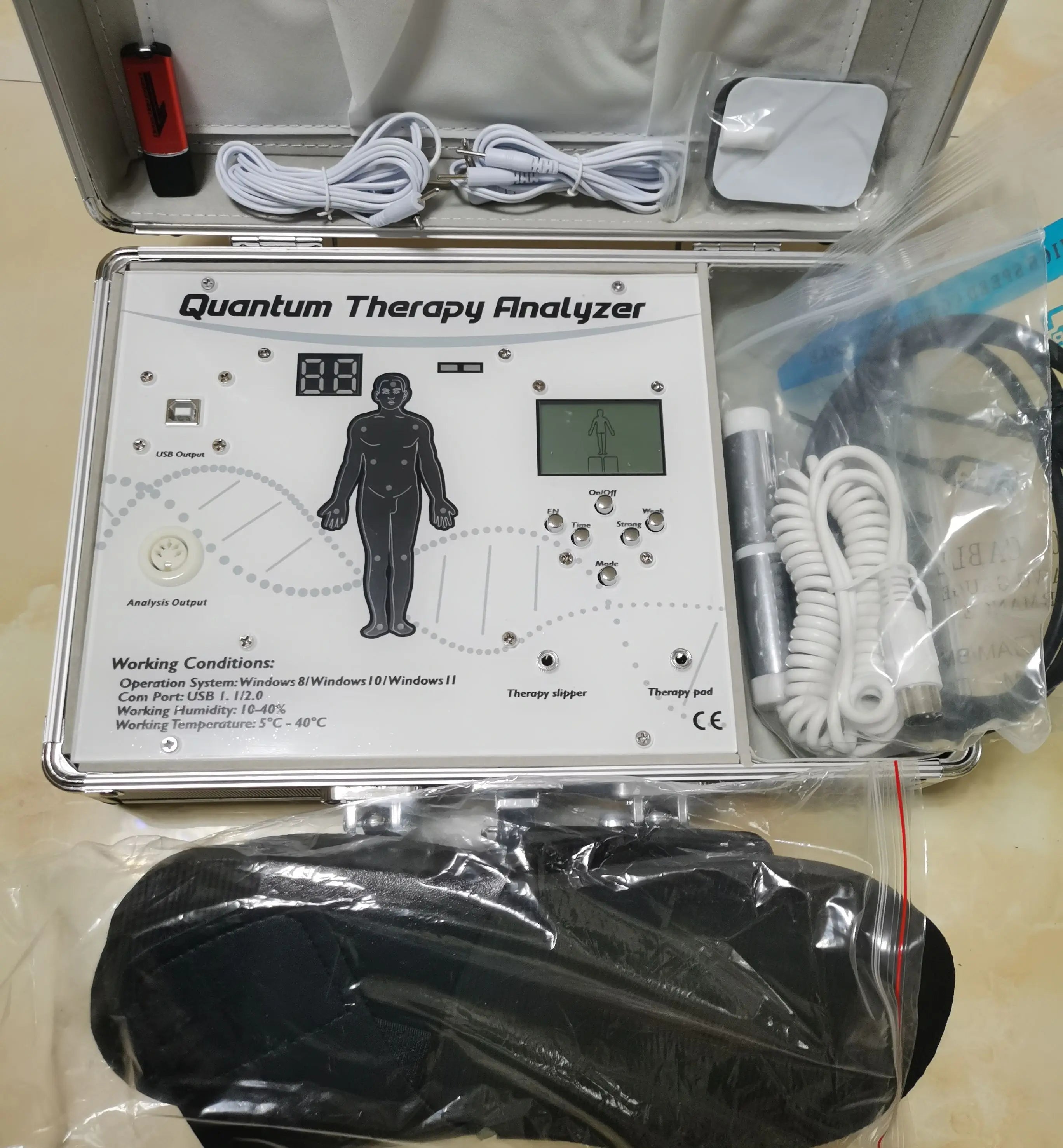 New Ver 6.3.24 Quantum Therapy Analyzer Real 54 Reports 9 In 1 Magnetic ...