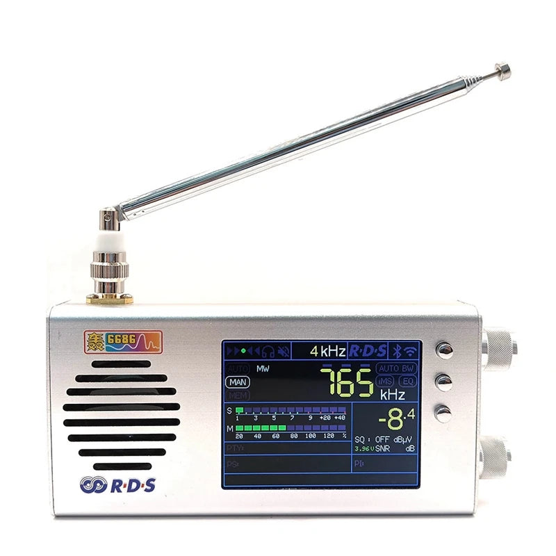 2Nd Generation TEF6686 FM/MW/Short Wave HF/LW Radio Receiver V1.18 ...