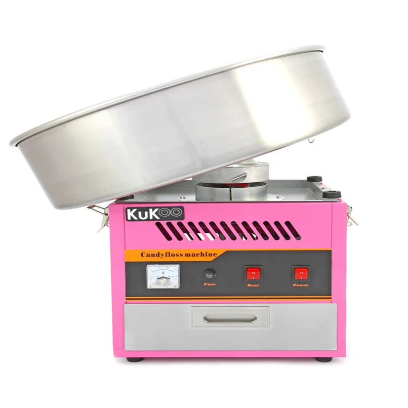 Automatic Stainless Steel Cotton Candy Machine Sugar Spinning Machine ...
