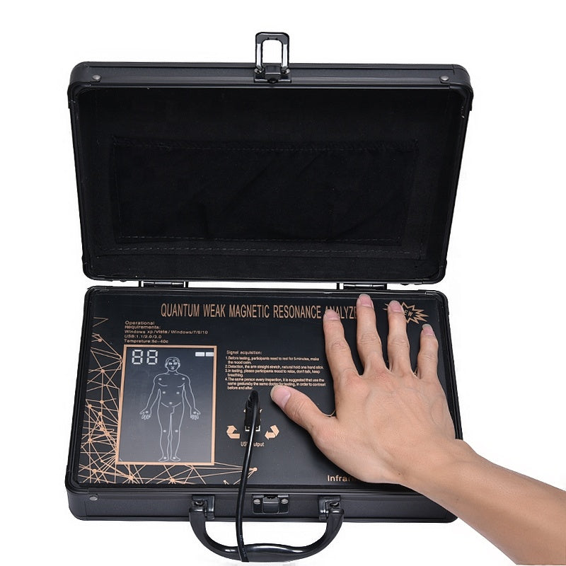 Hand Touch Quantum Resonance Magnetic Analyzer Full Body Analyzer