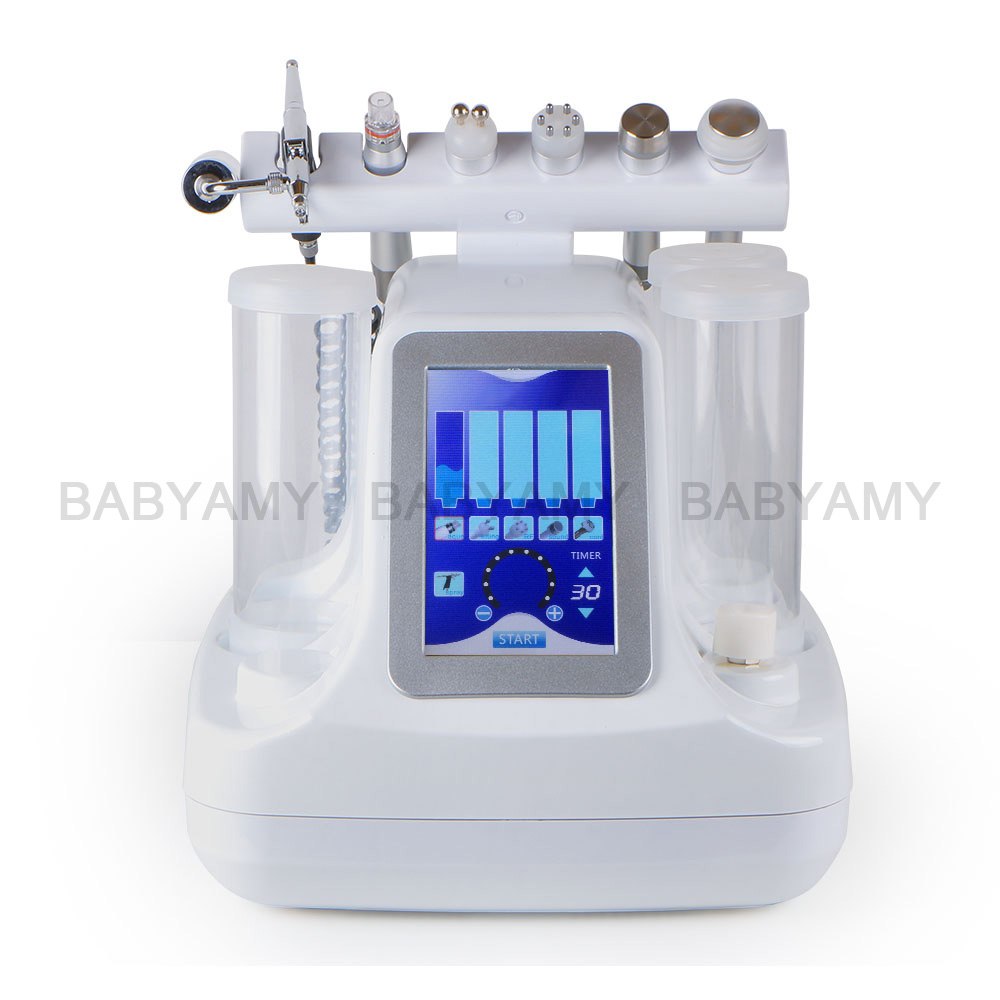 6 In 1 Vacuum face cleaning Hydro Dermabrasion Water Oxygen Machine