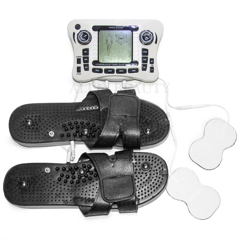 TENS UNIT 2 channel output TENS EMS pain relief Electrical nerve muscl