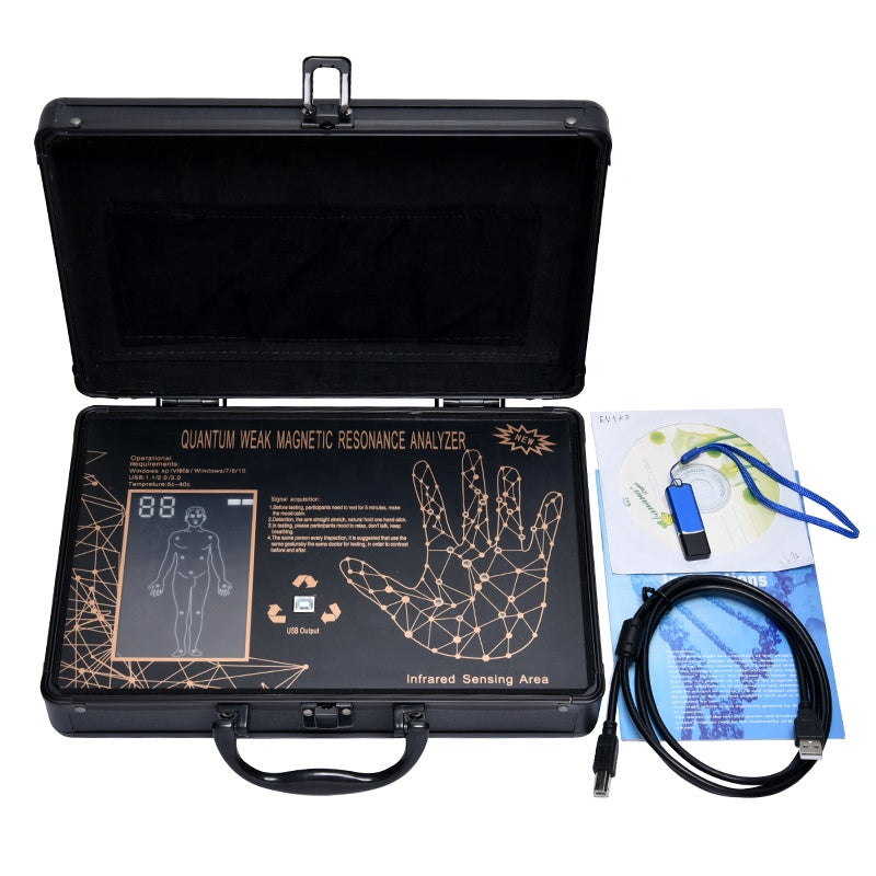 Hand Touch Quantum Resonance Magnetic Analyzer Full Body Analyzer