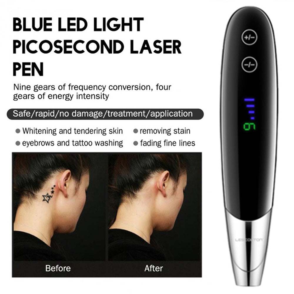 lescolton LS-058 Laser Picosecond Pen for freckle tattoo mole spot
