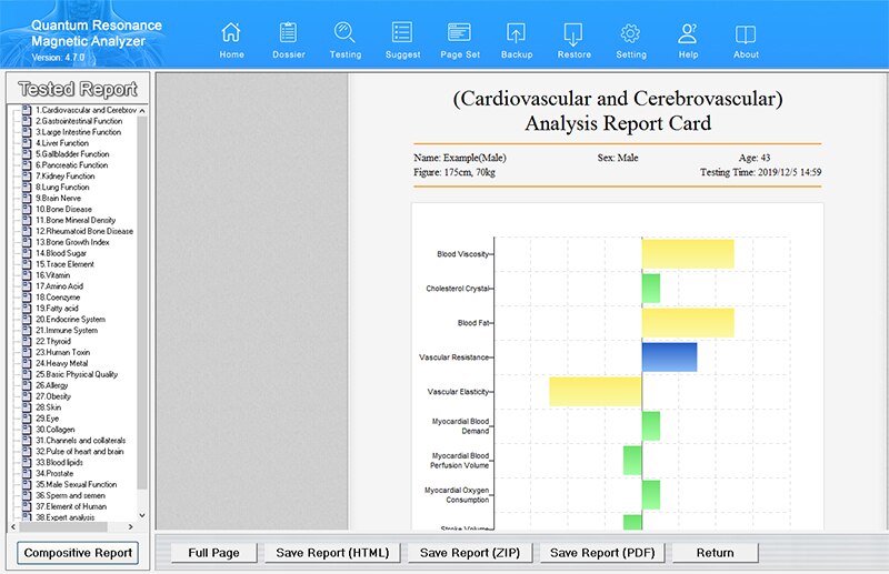 2020 Latest Model 10th Generation Quantum Hand Touch Scanner For Full Body