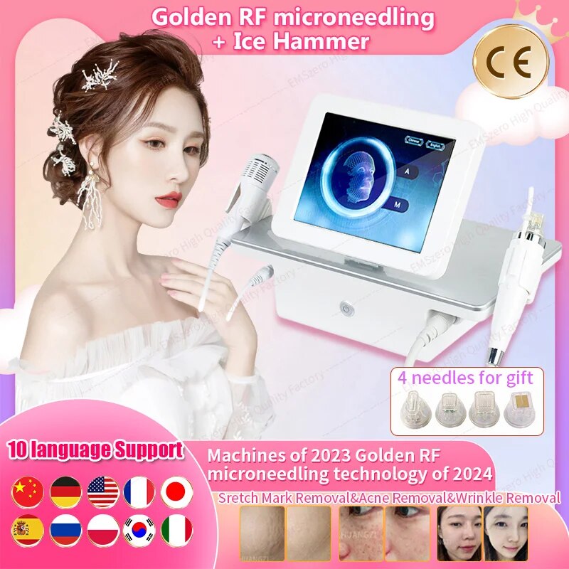 Radio Frequency Micro Machine with Cold Hammer RF Fractional Skin Ti
