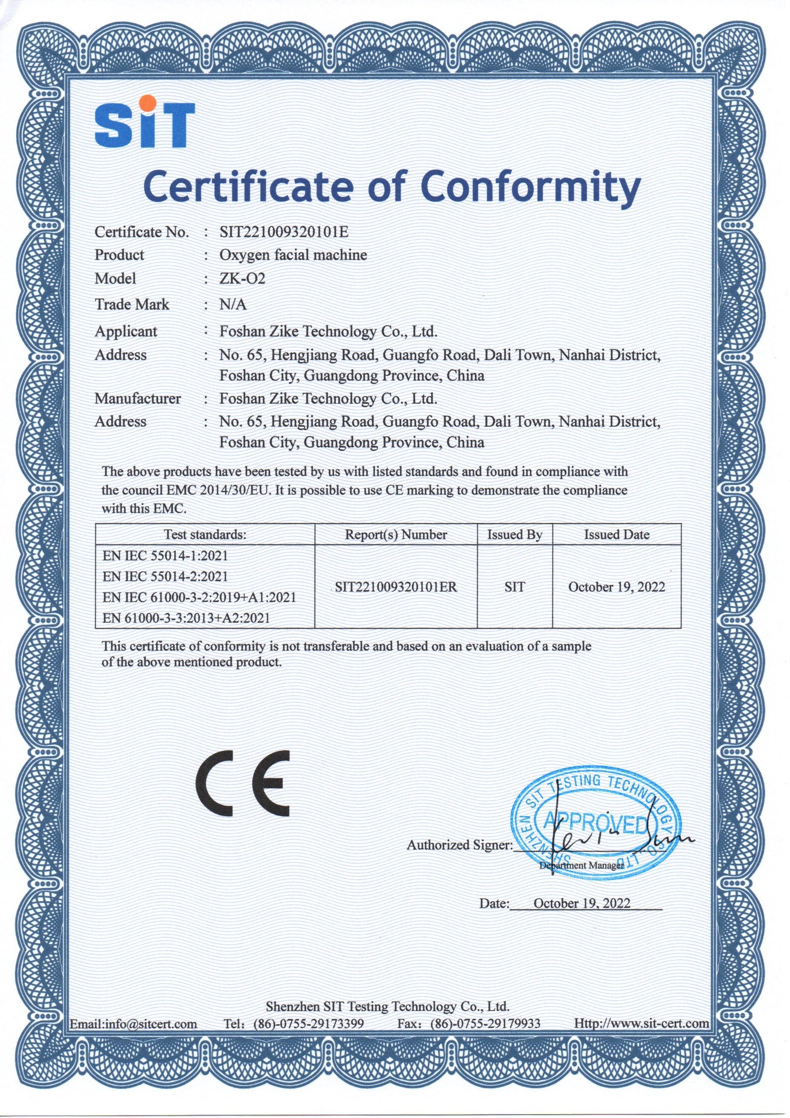 Korea O2ToDerm Oxygen Dome O2 To Derm Oxygen Facial System