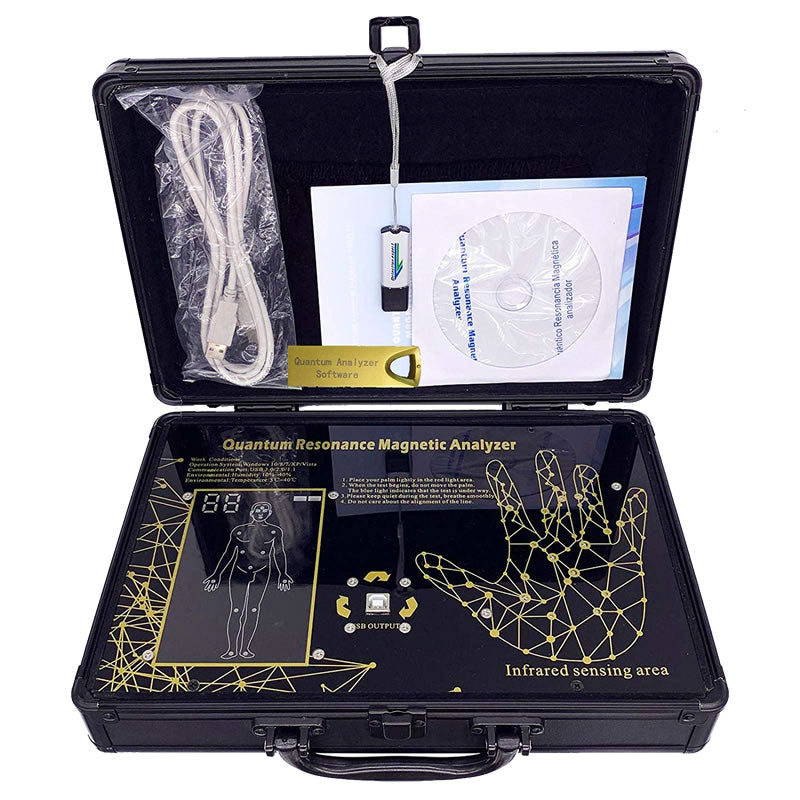 Hand Touch Quantum Resonance Magnetic Analyzer Full Body Analyzer