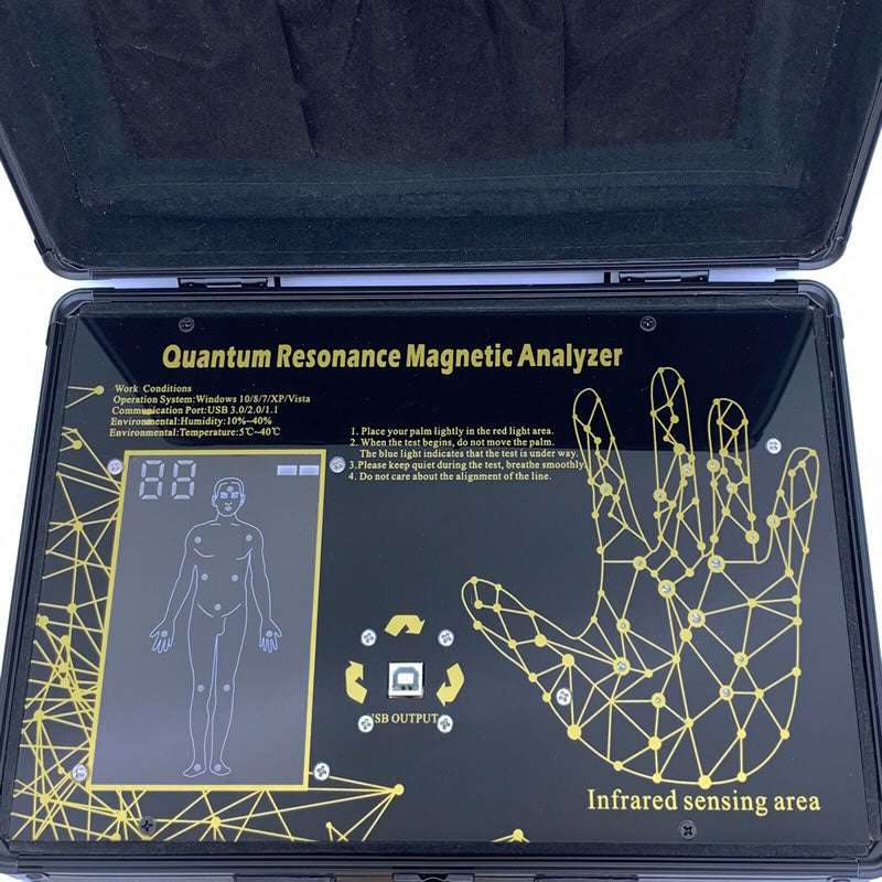 Hand Touch Quantum Resonance Magnetic Analyzer Full Body Analyzer