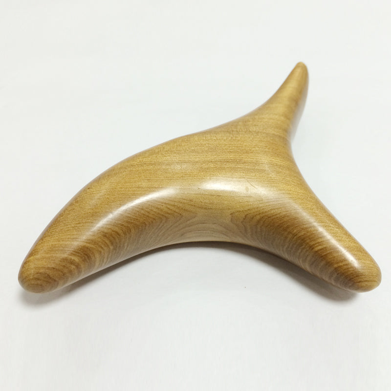 Camphor wood trigonometric massage cone wooden massage