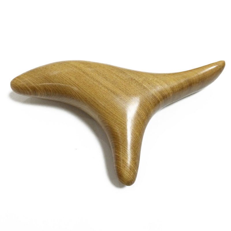 Camphor wood trigonometric massage cone wooden massage
